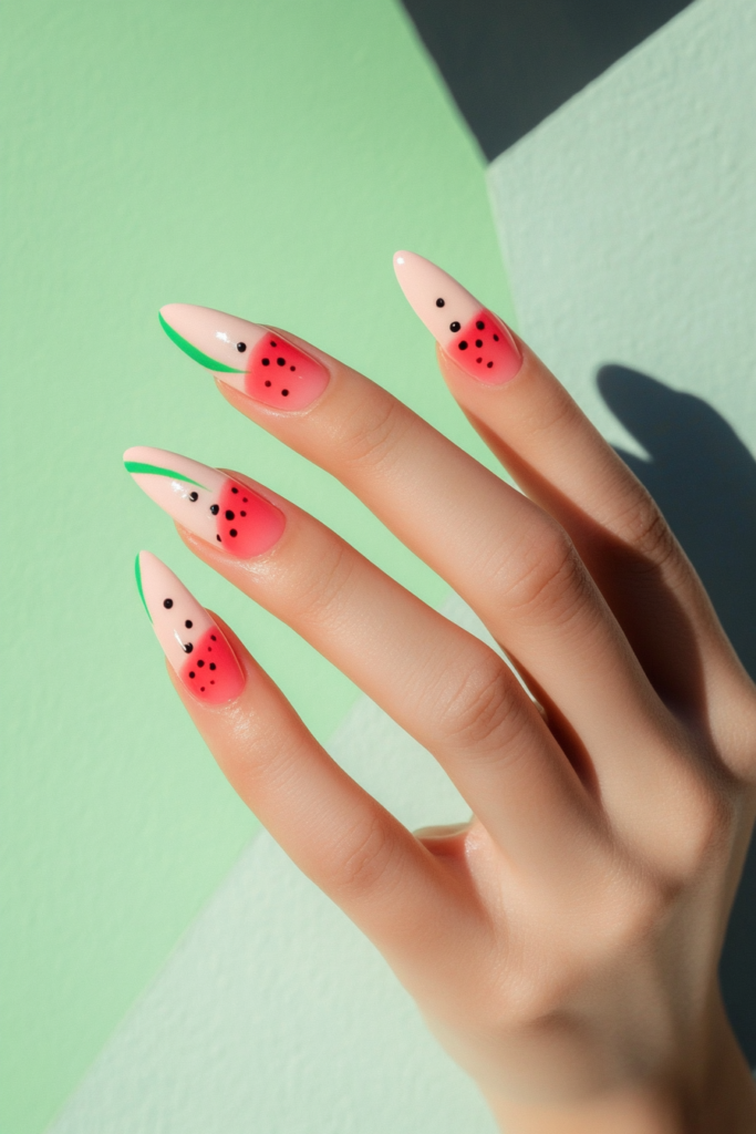 10 Watermelon Nail Ideas to Try Now! - Social Glamm