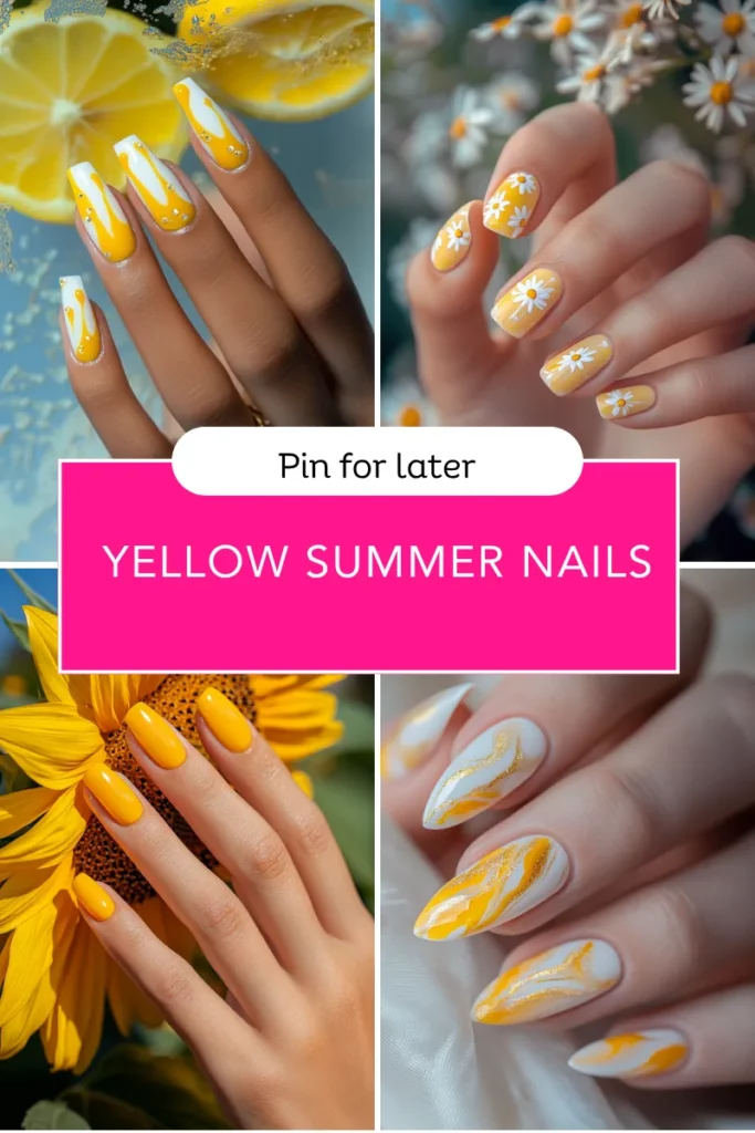 Yellow Summer Nails Ideas