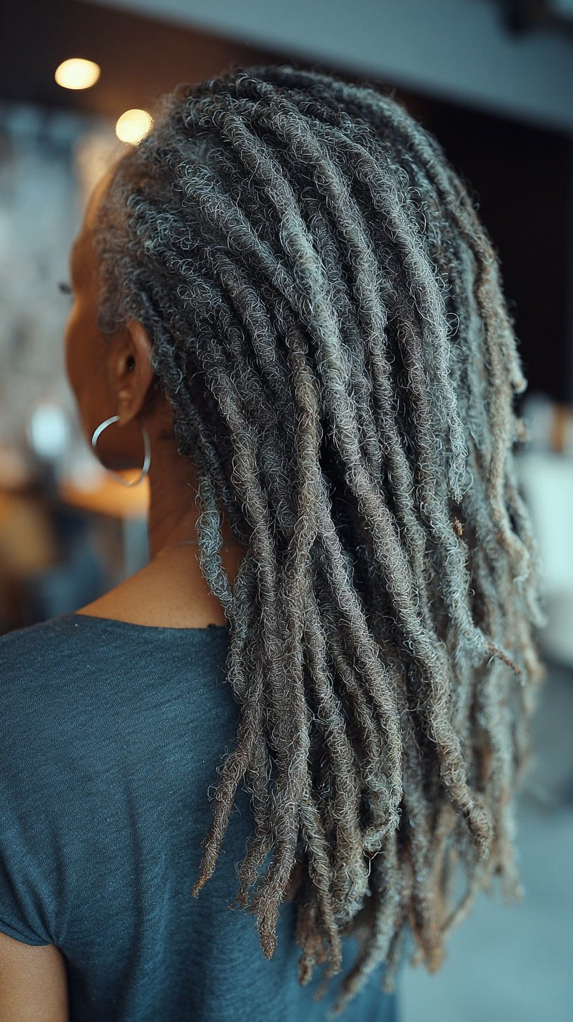 16 Silver Hair on Dark Skin Ideas