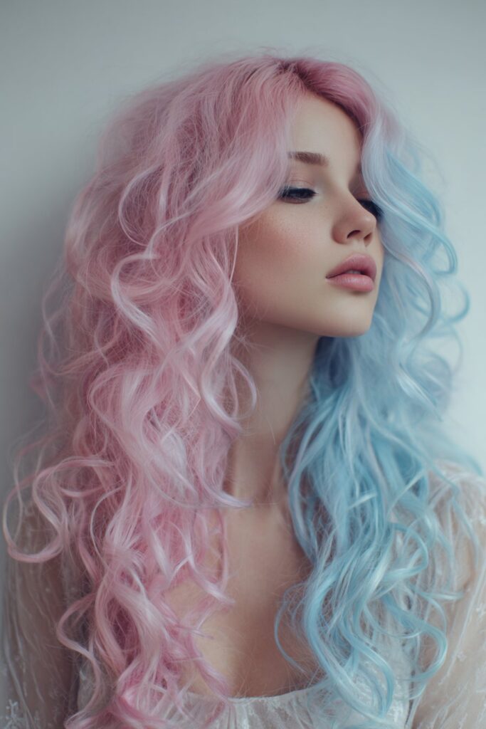 16 Split Dyed Hair Ideas
