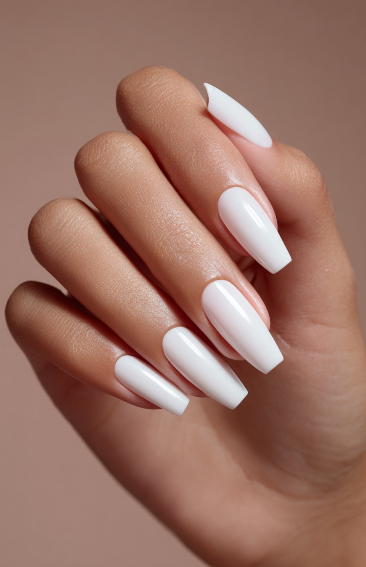 White nails