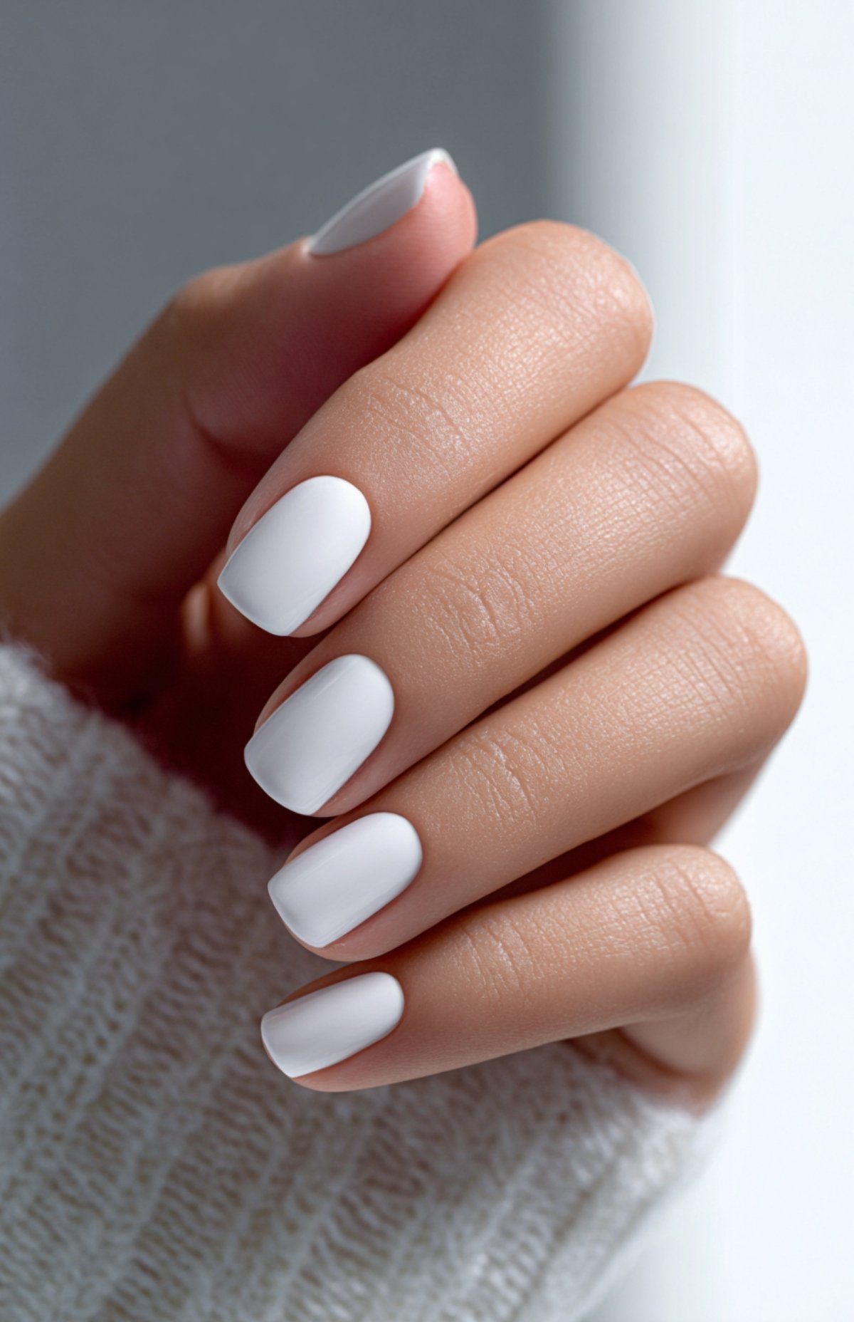 White nails